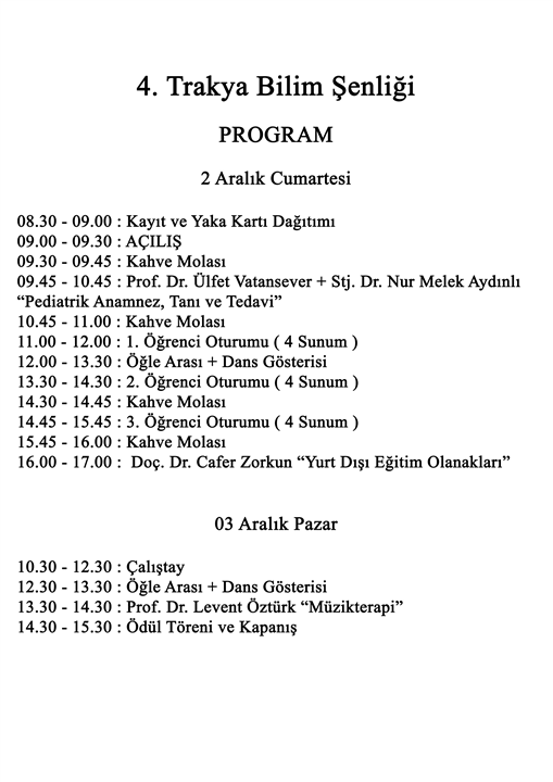Trakya Üniversitesi Rektörlüğü