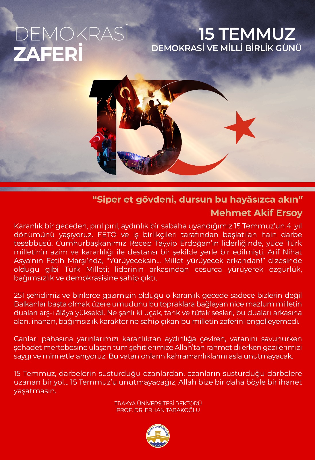 Trakya Üniversitesi Rektörlüğü